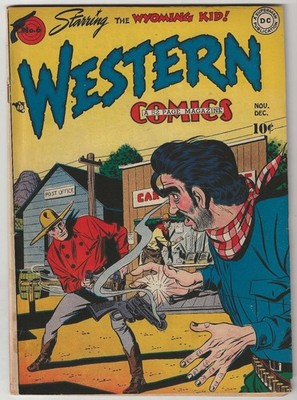 Western Comics #6 1948 DC Golden Age Western Comic Book Wyoming Kid ...