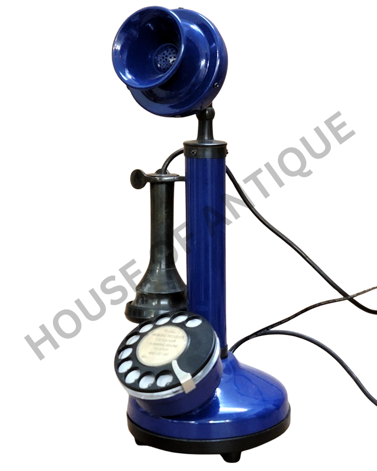 Collectible Vintage Candlestick Telephone Antique Replica Fully Working ...