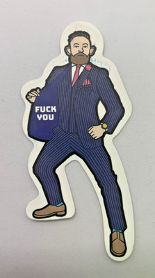 UFC "CONOR MCGREGOR" Notorious F you Suit Sticker 8cm x3.5 cm | eBay ...