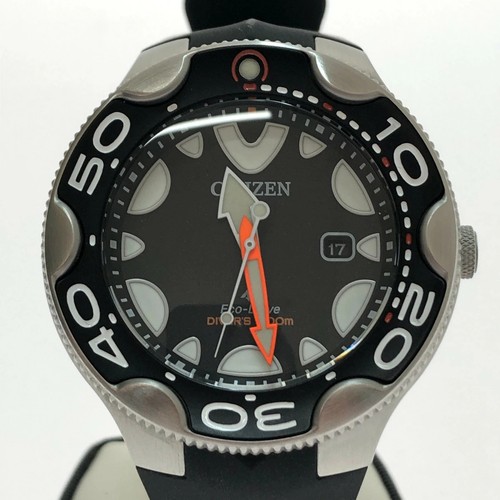[Used] CITIZEN Watch Promaster Eco Drive Diver 200m E168-S128706 Black ...