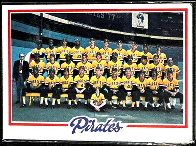 1978 Topps #606 Pittsburgh Pirates Team Checklist - Marking on back | eBay