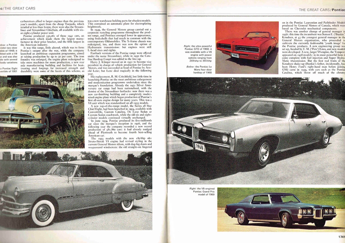 Pontiac Car Models List