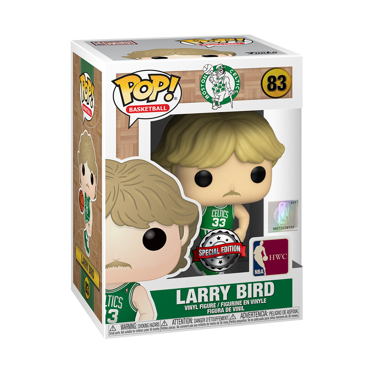 Funko Pop! Vinyl: Larry Bird - Fanatics (Exclusive) #83 for sale online ...