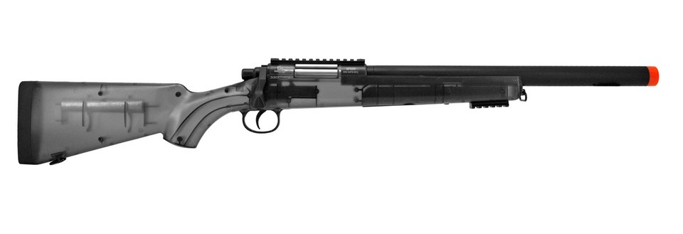 Crosman Game Face Airsoft Spring Sniper Rifle Bundle 425 FPS New W/BB's ...