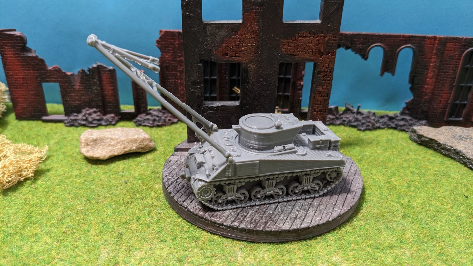 M32/M74 US Sherman ARV Recovery Tank As Tank Model WW2 1:87 1:72 1:48 ...