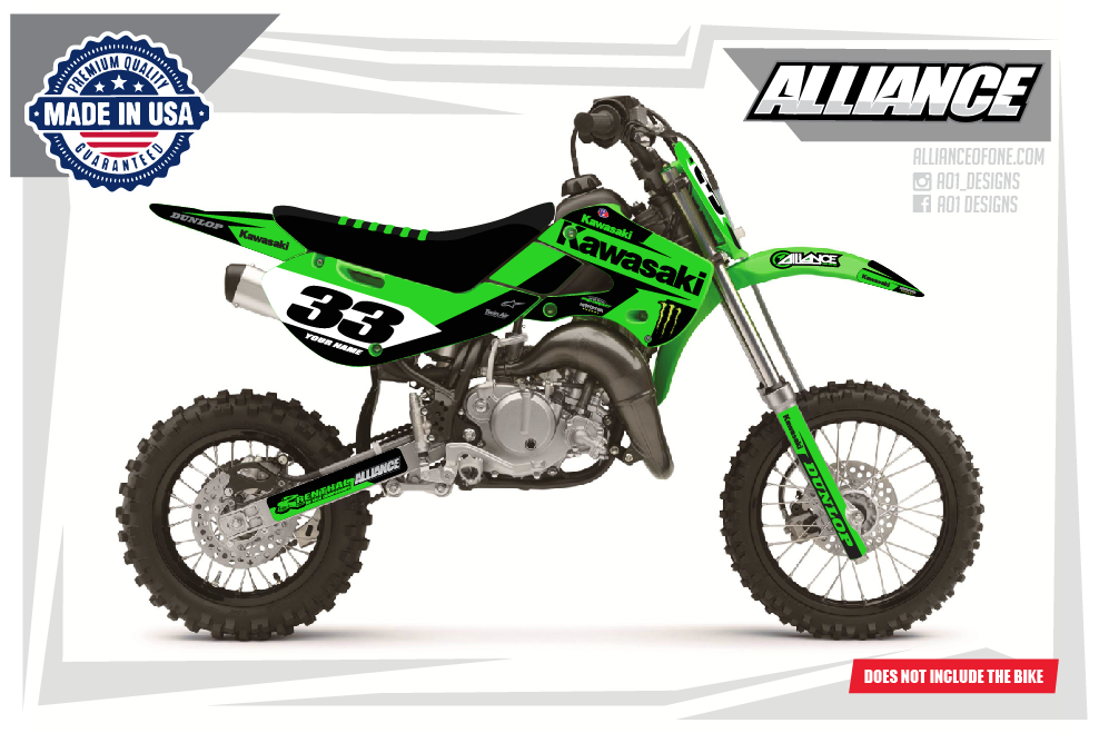 Kx65 Monster Energy Graphics Kit