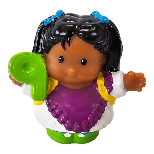 Fisher Price Little People Time To Learn Preschool Numbers #9 Nine Girl ...
