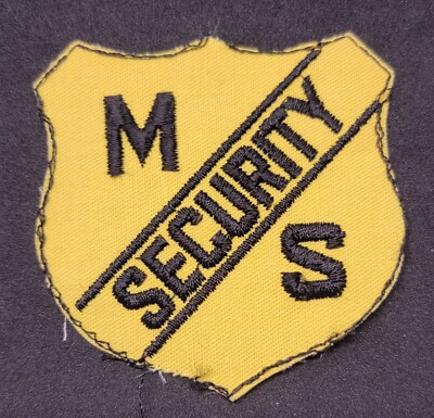 MS Security - Shield - Vintage Patch | eBay
