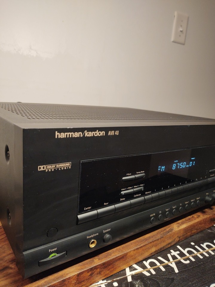 Harman Kardon AVR40 5.1-Ch A/V DOLBY Surround Sound 375W Stereo ...