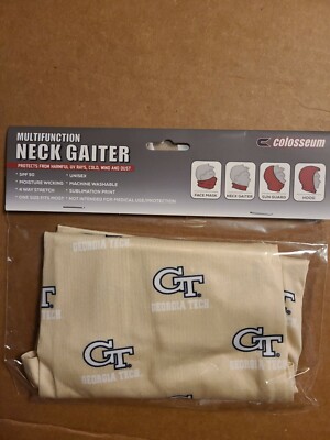 Georgia Tech Yellow Jackets Neck Gaiter/Face Mask | eBay