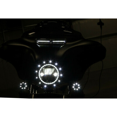 Custom Dynamics White Forward Facing LED Light Kit for Harley Fairing ...