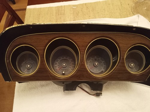 1969 Ford Mustang Shelby tach dash instrument cluster Tachometer gauges ...