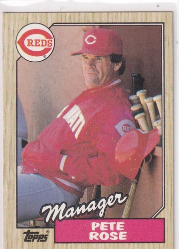 1987 TOPPS PETE ROSE MANAGER CARD #393 NM-MINT | eBay