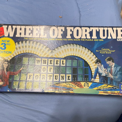 Vintage Wheel of Fortune Board Game 1986 Complete 2nd Edition Pressman ...