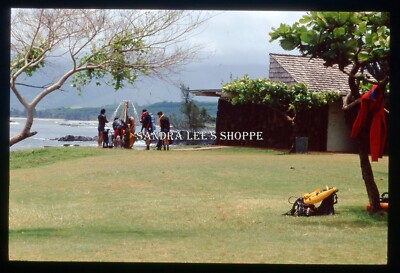 1980 Slide Group Of People Using Outdoor Shower After Scuba Diving ...