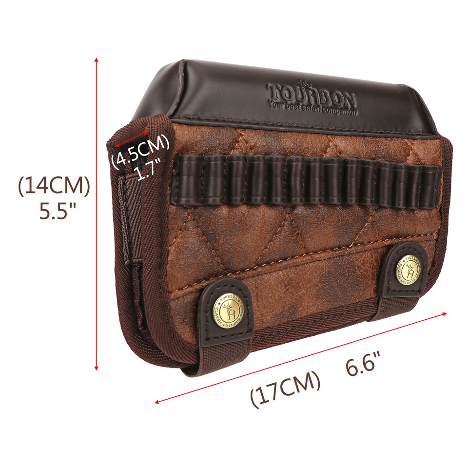 Tourbon Hunting Rifle Cheek Rest Riser .22cal Ammo Holder-fit Henry ...