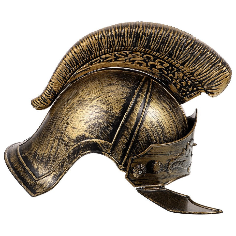 Ancient Roman Ares Helmet Soldier Performance Hat Cosplay Headgear | eBay