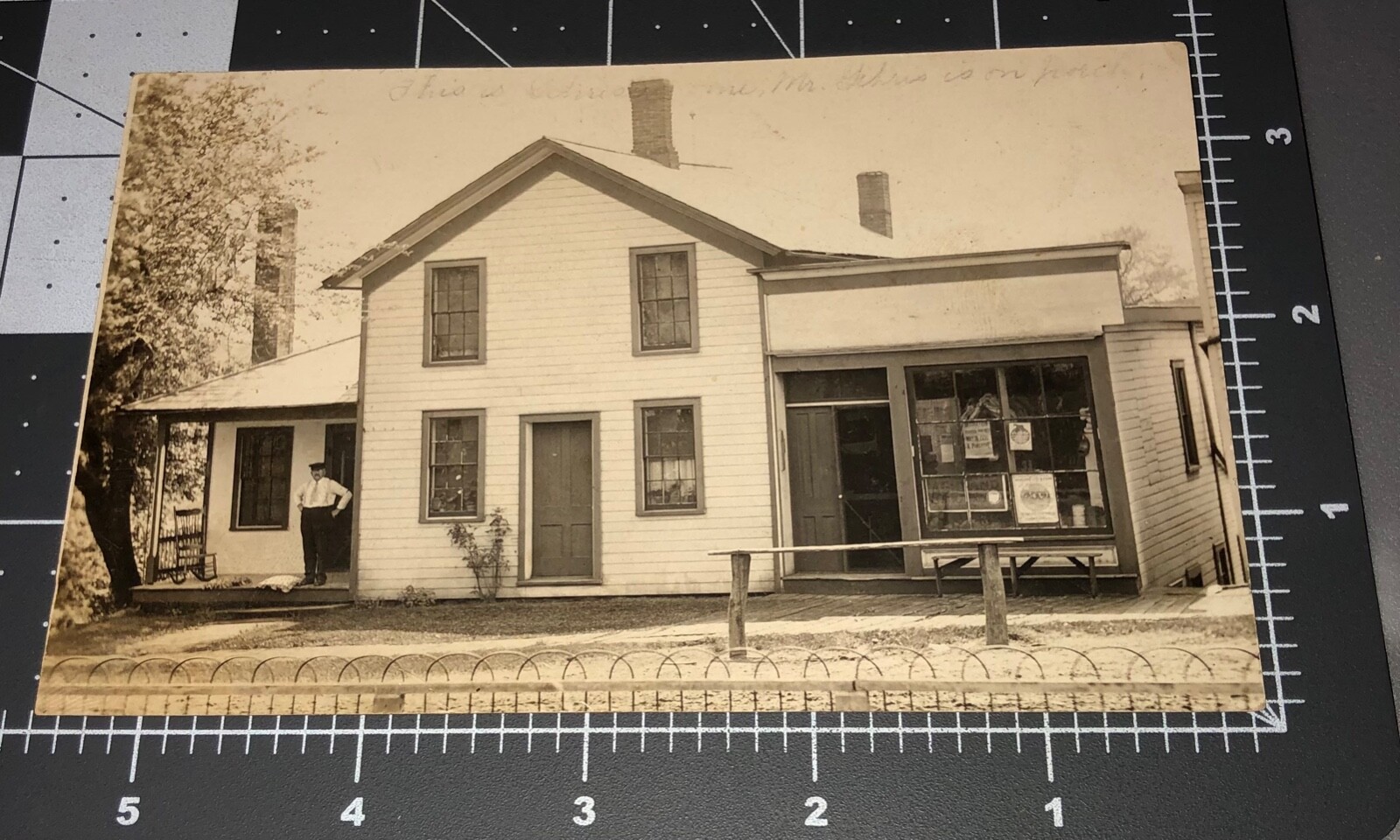 1910s Suffield OH Ohio STORE Hotel Signs Akron Area Antique RPPC PHOTO ...