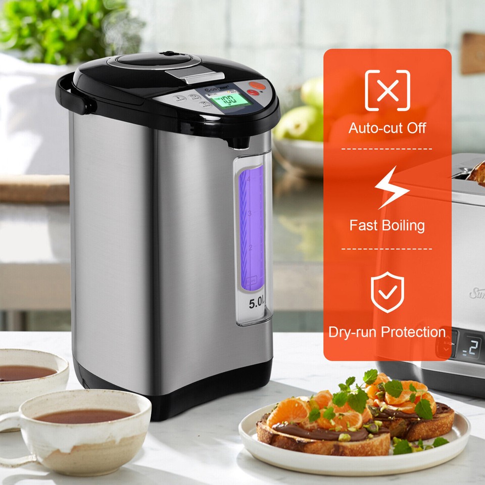 5L Instant Hot Water Dispenser Thermal Water Boiler 5 Temperature ...