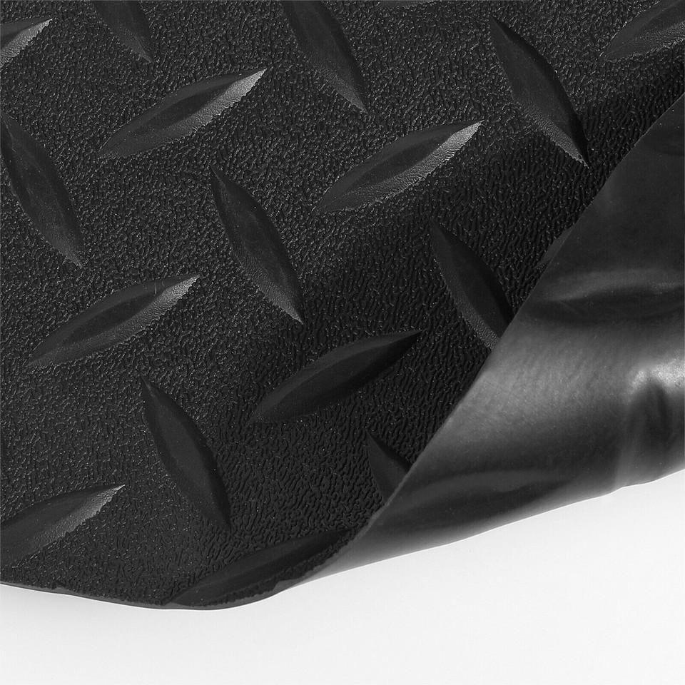 5x12ft Garage Floor Tile Floor Mat Non-Slip Diamond Roll Trailer ...