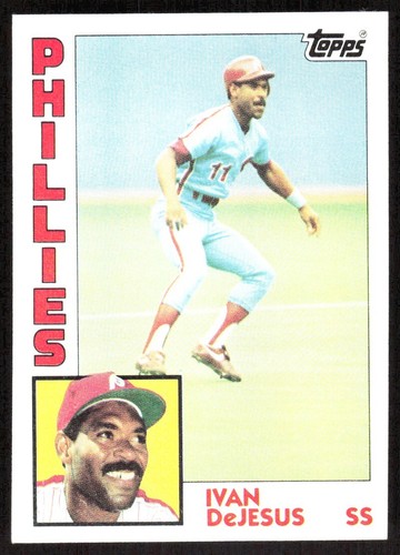 1984 8696A Topps Ivan DeJesus Philadelphia Phillies #279 | eBay