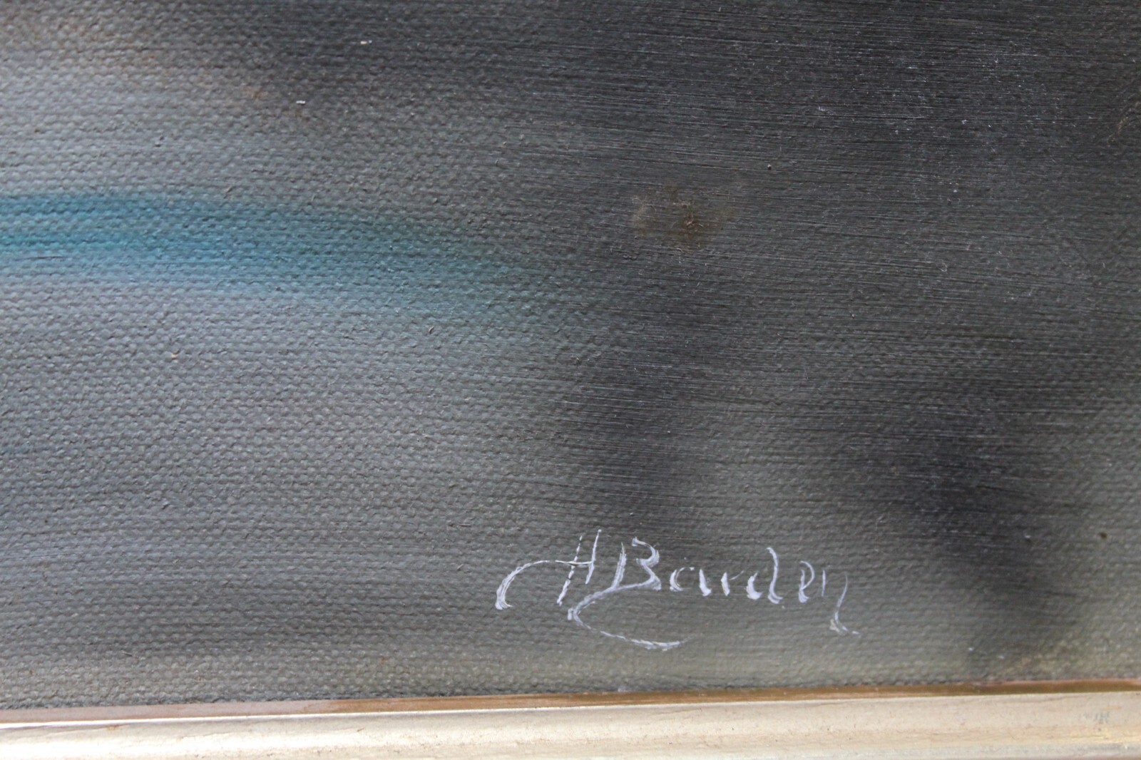 FISHING next to Watermill - Framed Oil Painting on Canvas, by Harry ...