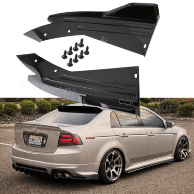 For Acura TL 2004-2008 Rear Bumper Lip Diffuser Splitter Spoiler Glossy ...