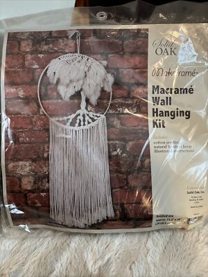 Solid Oak Macrame Wall Hanging Kit-tree Of Life-Palm Tree Boho | eBay