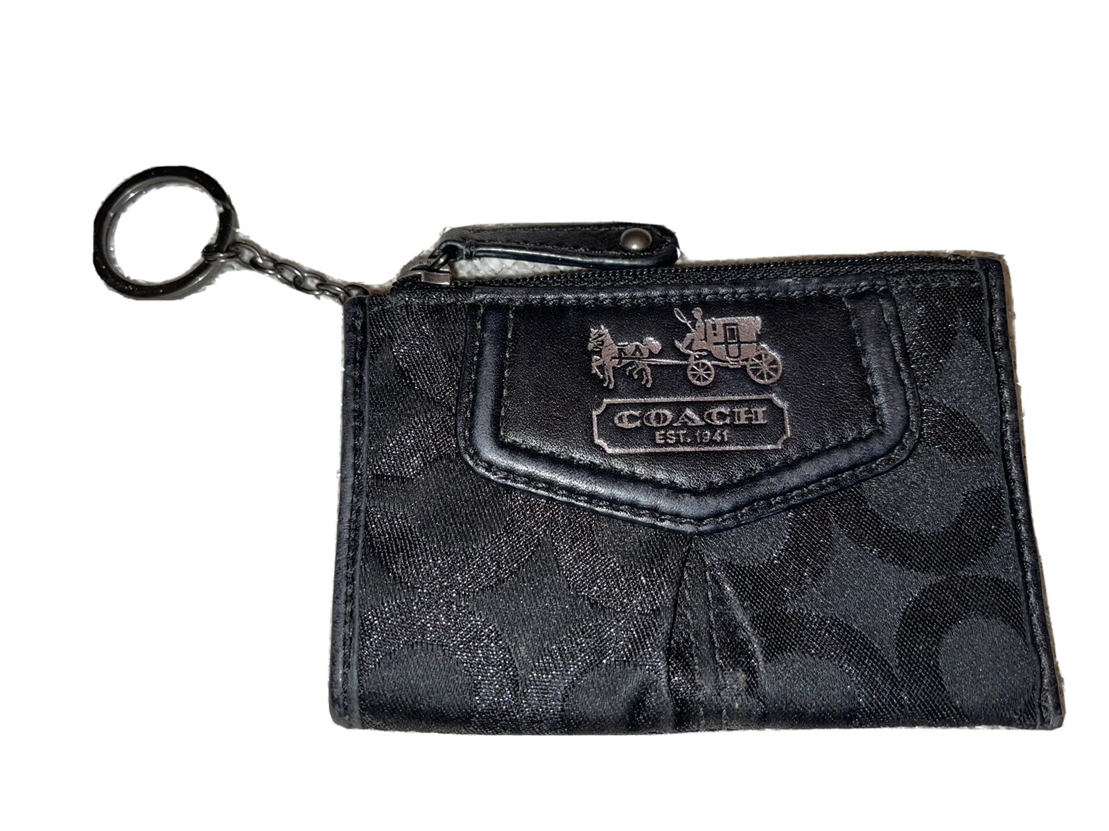 Coach Coin Pouch (Black) - Gem