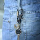 hephis Heavy Duty Key Chain Bottle Opener Carabiner Car Key Chains for ...