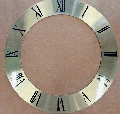 Hermle Skeleton clock dial chapter ring 8 1/2 inches Roman numbers | eBay