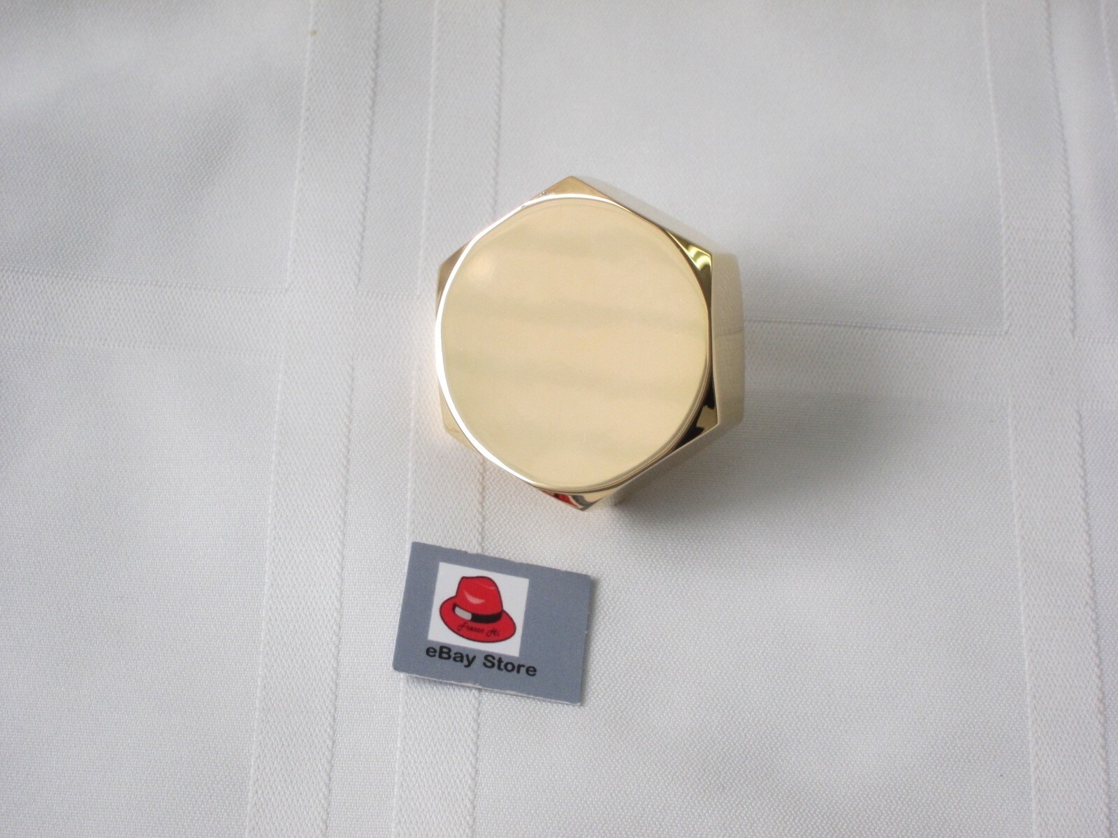 Lowrider Hydraulics gold plated 3/8" hex tank plugs, 1.90" diameter, 2 ...