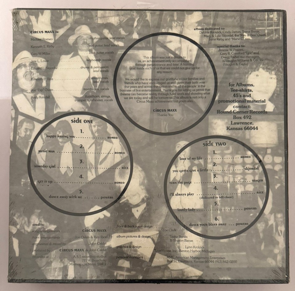 CIRCUS MAXX – 3 RING CIRCUS - VINYL LP NEW - DAMAGED COVER - A11 | eBay