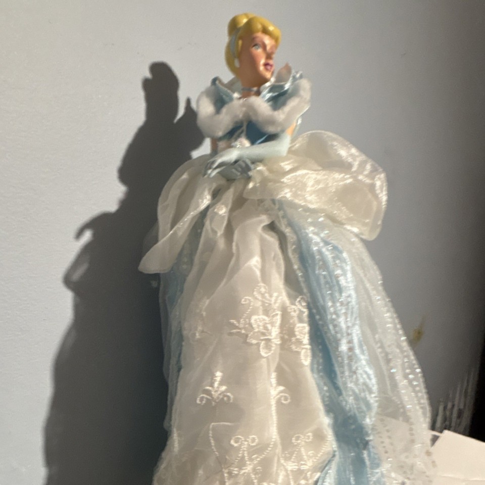 Cinderella Christmas Tree Topper Figurine | eBay