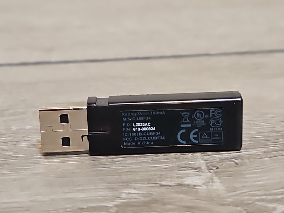 USB Dongle Receiver Adapter C-UBF34 For Logitech MX1100 Cordless Laser ...