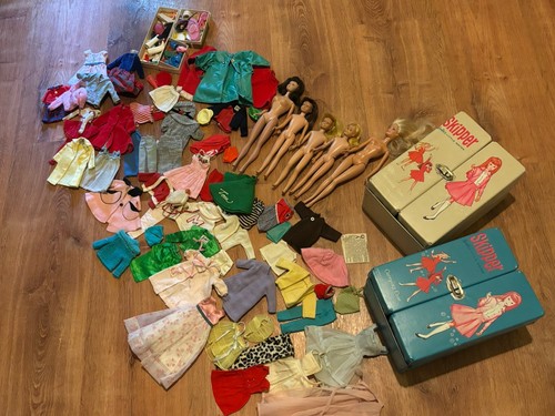 LOT Skipper Cases Dolls Midge Barbie Shoes Clothes Vintage Mattel | eBay