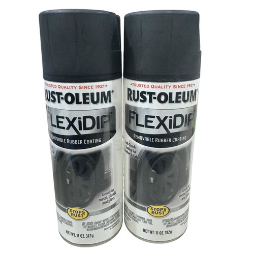 Rust-Oleum FlexiDip Removable Rubber Coating Spray Paint Matte Black ...