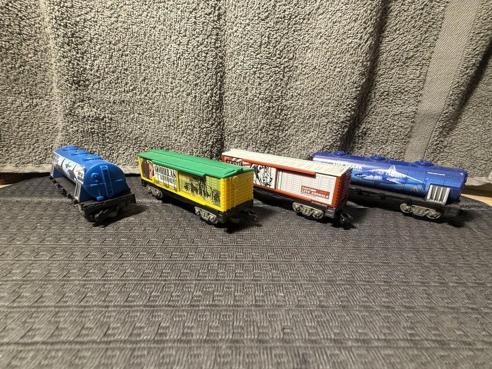 4 Jakks Pacific Power Trains Animal Freight Cars Lot No Box | eBay