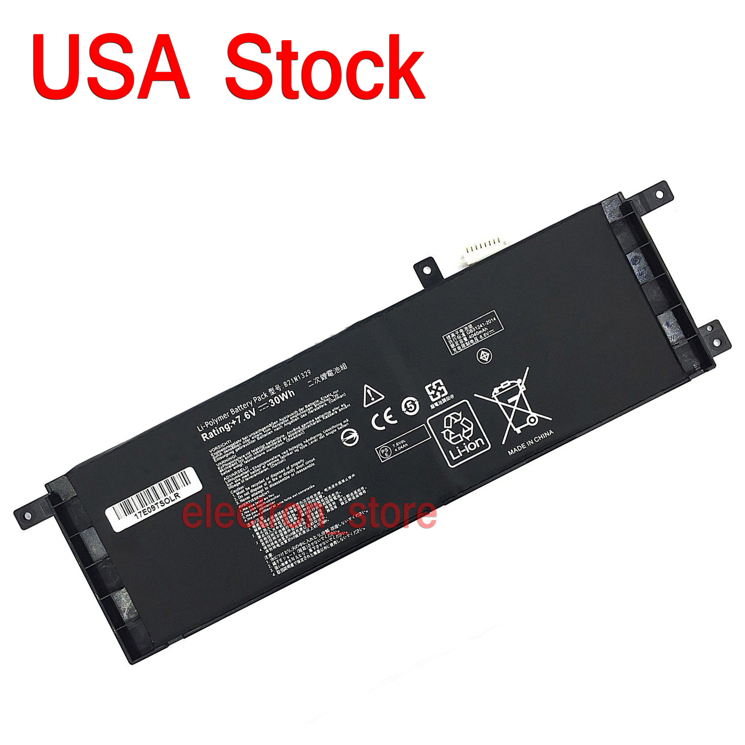 7.6V 30Wh B21N1329 Battery For Asus X553M X553MA X453 X453MA X403 ...