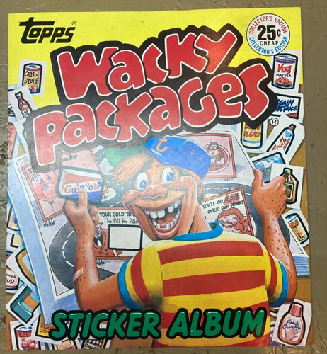 Topps WACKY PACKAGES Sticker Album 1982 NEW UNUSED Empty | eBay