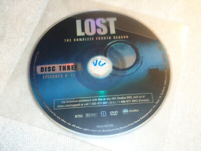 LOST Season 4 DISC 3 DVD REPLACEMENT only, 4th fourth season four | eBay