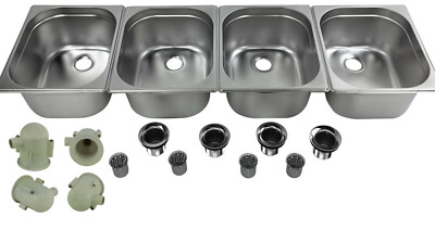 3-Compartment Sinks - Concession Trailer