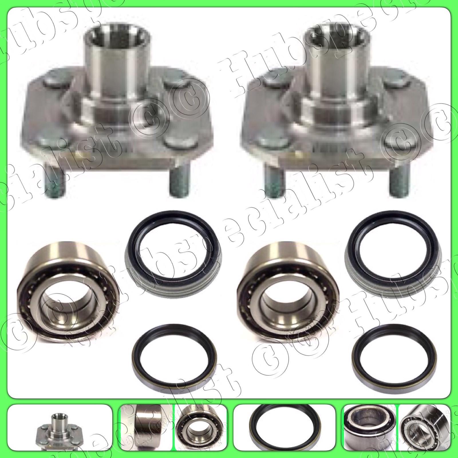 FRONT WHEEL HUB & BEARING & SEAL FOR TOYOTA TERCEL /PASEO W/OUT ABS ...