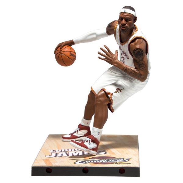 McFarlane NBA Series 26 LeBron James Cleveland Cavaliers Action Figure ...