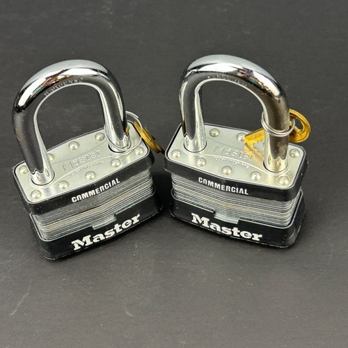 Master Lock 15KALHW1 Commercial Padlock Keyed the same Lot of 2 | eBay