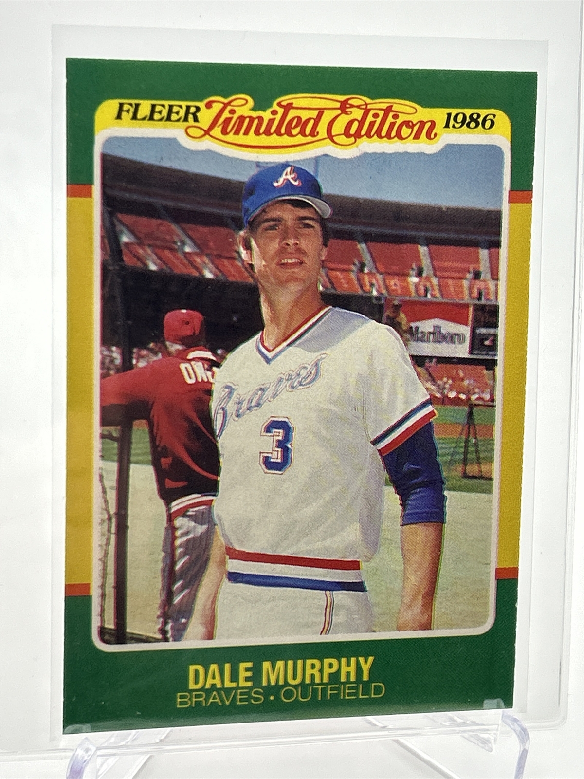 1986 Fleer Limited Edition Dale Murphy Baseball Card #31 NM-MT FREE ...