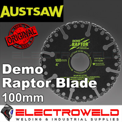 AUSTSAW 100mm 4" Diamond Cutting Blade, Demolition Concrete, Demo ...