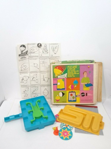 WIZZZER WIZ-Z-ZER MATTEL Vintage Spinning Toy TRICK TRAY SET 1969 Parts ...