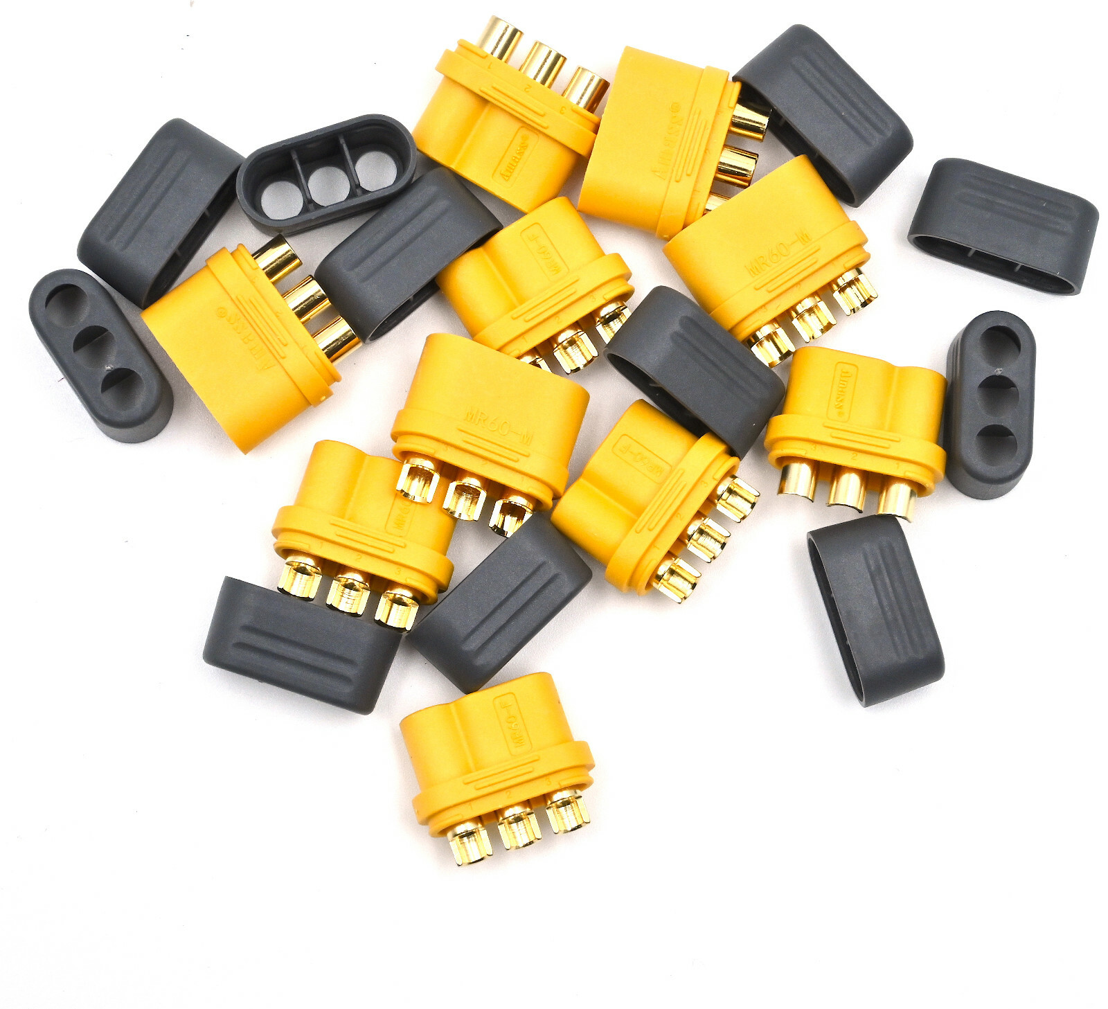 Amass MR60 Connectors Male & Female (5 Pairs) | eBay