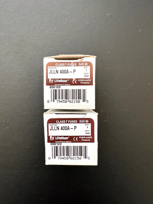 Littlefuse JLLN 400A-P Silver Plated 400 Amp Class T Fuse JLLN400AP ...
